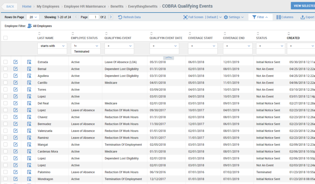 Seamless COBRA Administration Software | OnePoint HCM