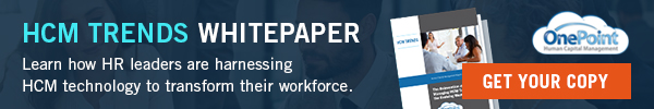 Three HCM Trends Impacting Workforce Management Strategy | OnePoint ...